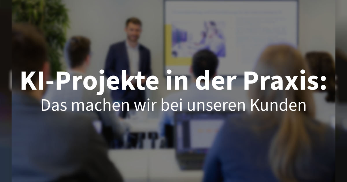 KI-Projekte in der Praxis: Das machen wir bei unseren Kunden | mindsquare
