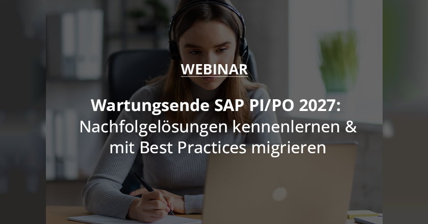 Webinar: Wartungsende SAP PI/PO 2027 | mindsquare