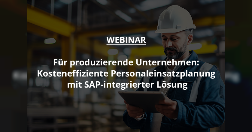 Webinar: Kosteneffiziente Personaleinsatzplanung | mindsquare