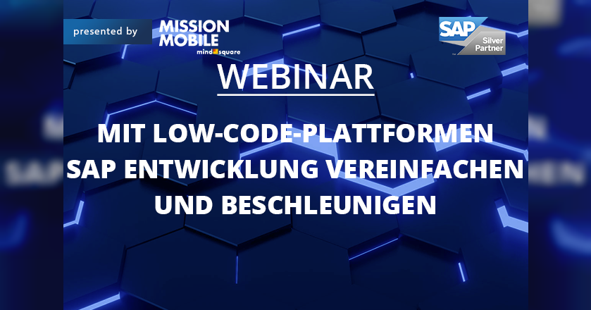 Low-Code Plattformen für SAP Entwicklung Webinar | Compamind