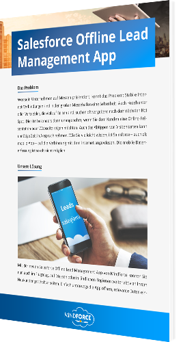Salesforce Offline Lead Management App | mindsquare