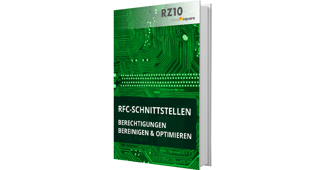 E-Book SAP RFC Sicherheit | mindsquare
