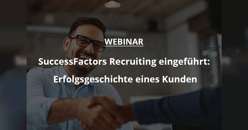 Webinar: SuccessFactors Recruiting eingeführt | Erlebe Software