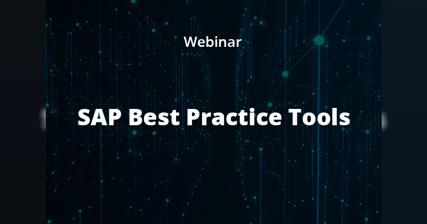 SAP Best Practice Tools | Customer First