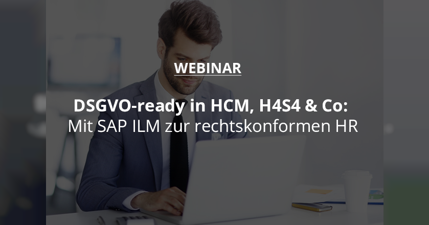 Webinar: DSGVO-ready in HCM, H4S4 & Co - Mindforms