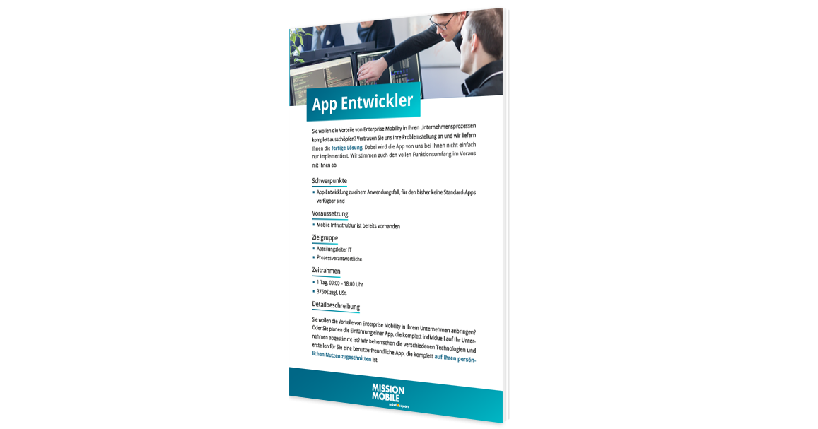 Whitepaper: App-Entwickler | RZ10 Whitepaper: App-Entwickler | RZ10