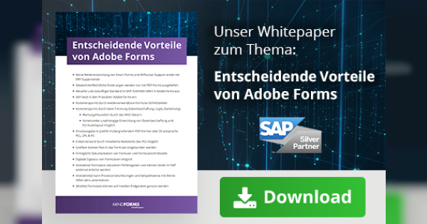 Whitepaper: Vorteile von SAP Adobe Forms - Mindforms
