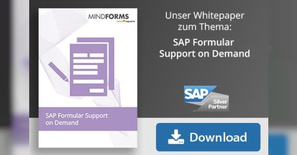 Whitepaper: SAP Formular Support on Demand - Mindforms
